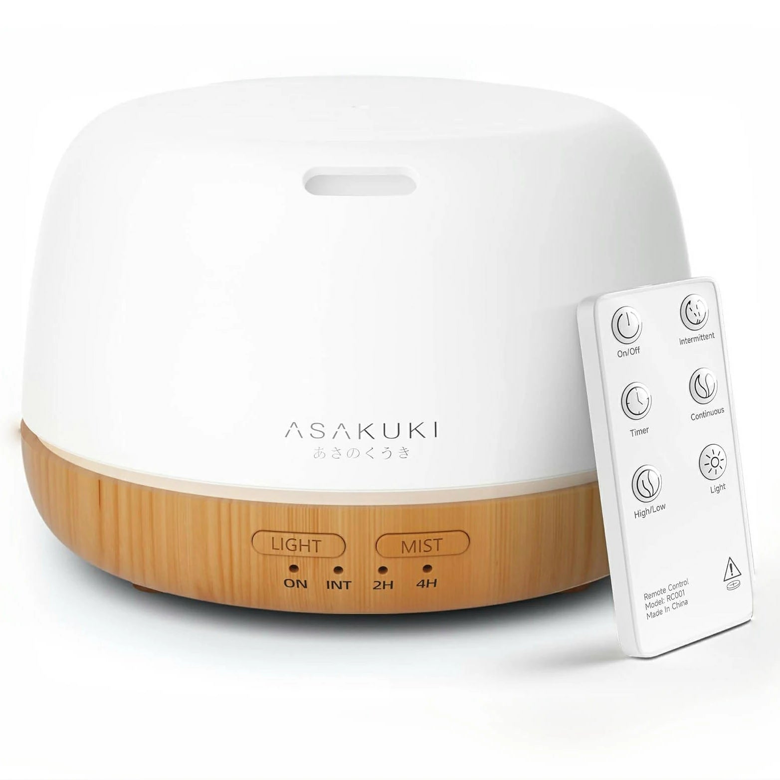 ASAKUKI Arc Light Wood Essential Oil Scent Diffuser – Asakuki